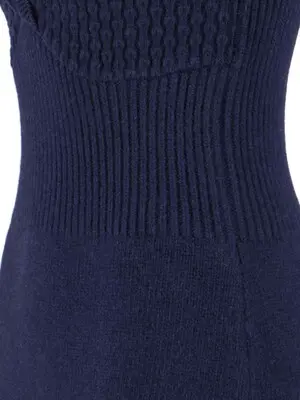 Miu Miu Virgin Wool Midi Dress