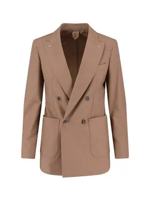 Max Mara Harald Double-breasted Blazer - Brown