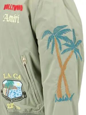 Amiri Sinners Bomber Jacket - Green