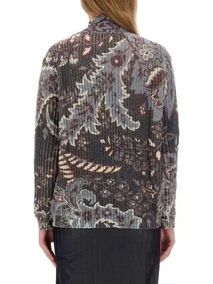 Etro Printed Wool Sweater