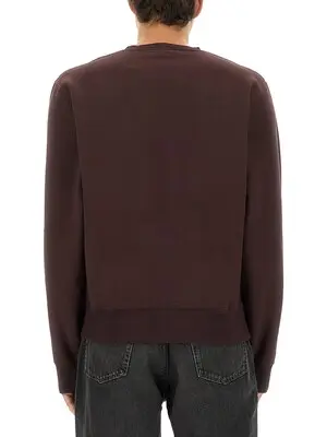 Saint Laurent Cassandre Sweatshirt - Bordeaux