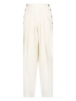 Loro Piana Straight Trousers - White