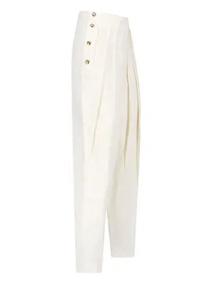 Loro Piana Straight Trousers - White
