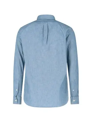 Gucci Denim Logo Shirt - Light Blue