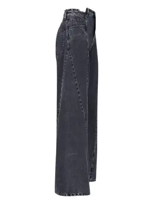 MAISON MARGIELA Décortiqué Palazzo Jeans - Black