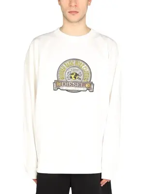 DIESEL® Logo Patch Sweatshirt