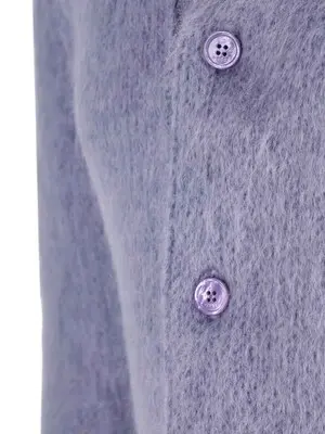 Gucci Mohair Blend Cardigan - Purple