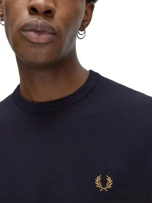 Fred Perry Jersey With Logo - Blue