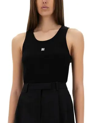 Givenchy Logo Tank Top - Black