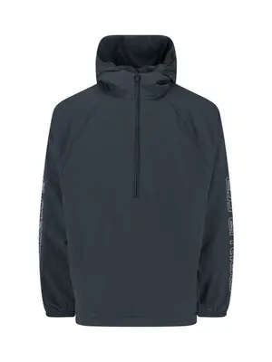 PDF Zip-up Cotton Jacket - Black