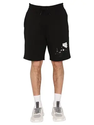 Men's Moschino Black Shorts