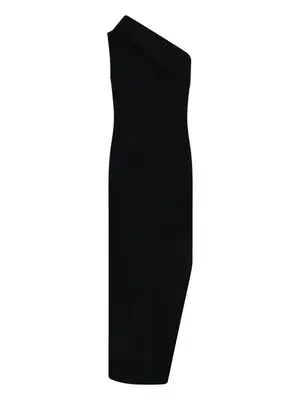 Rick Owens Asymmetric Maxi Dress