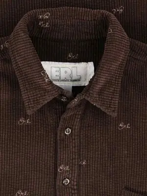 ERL Velvet Shirt - Brown