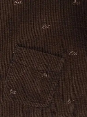 ERL Velvet Shirt - Brown
