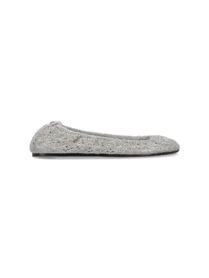 Isabel Marant Etoile Silver Tone Flats For Women