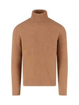 DRUMOHR High Neck Sweater - Brown