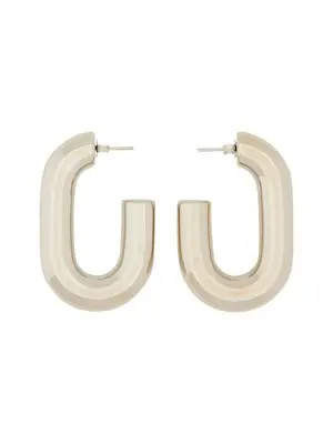 Rabanne Xl Link Earrings - Silver