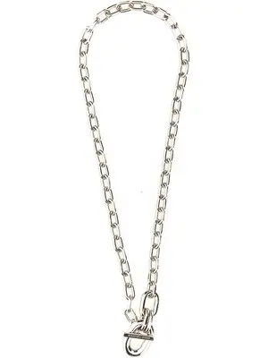 Rabanne Necklace With Pendant - Silver