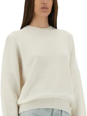 Khaite Margaux Jersey Top - Ivory