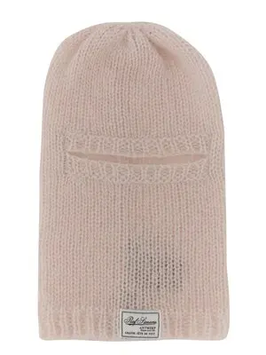 Raf Simons Balaclava With Logo - Pink