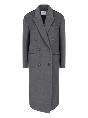 LOW CLASSIC Double-breasted Wool And Cashmere Coat