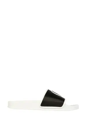 GIUSEPPE ZANOTTI Rubber Slide Sandals - Black