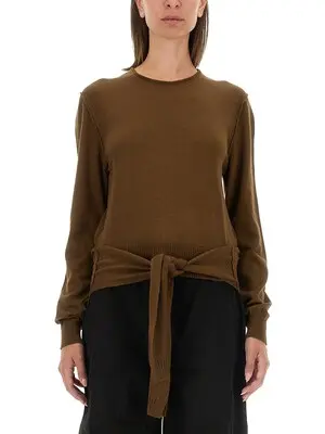 LEMAIRE Wool Blend Sweater - Brown