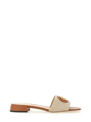 Valentino Garavani Vlogo Signature Slide Sandals