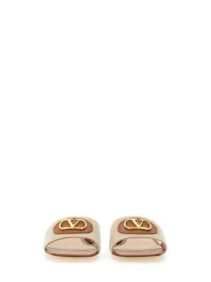 Valentino Garavani Vlogo Signature Slide Sandals