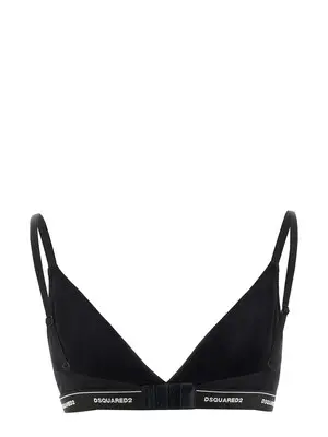 Dsquared2 Bra With Logo - Black