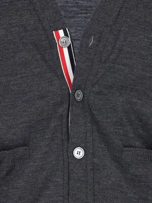 Thom Browne 4-bar Merino Wool Cardigan