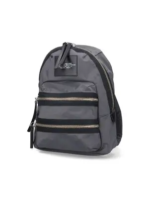 Marc Jacobs The Biker Medium Backpack - Gray