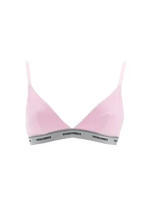Dsquared2 Bralette With Logo - Pink