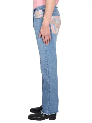 Séfr Floral Jeans - Azure