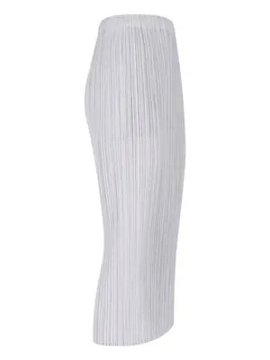 MAISON MARGIELA Pleated Midi Skirt - Gray