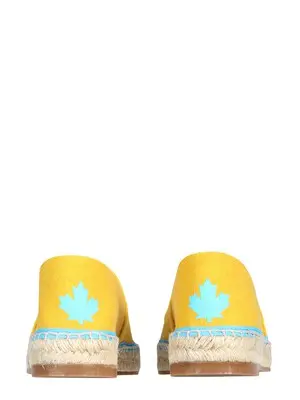 Dsquared2 Organic Canvas Espadrille - Yellow