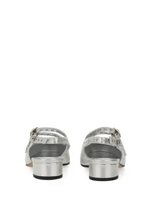 CAREL Mary Jane Slingback - Silver