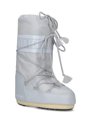 Moon Boot Icon Padded Boots - Gray
