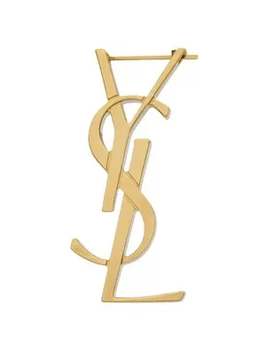 Saint Laurent Cassandra Earring - Gold
