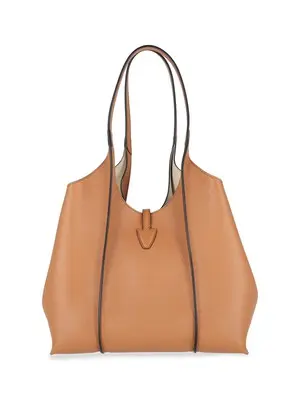 TOD'S T Timeless Tote Bag - Brown