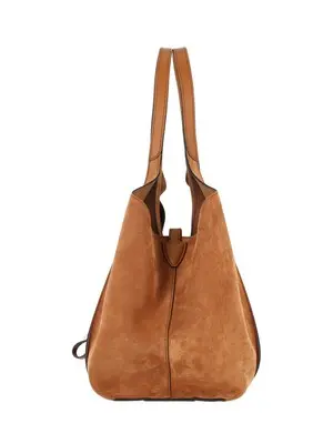 TOD'S T Timeless Tote Bag - Brown