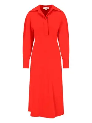 Victoria Beckham Button Detailed Dresses