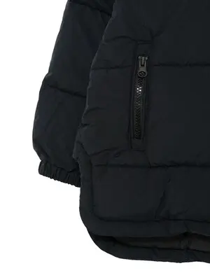 SAVE THE DUCK Hooded Padded Coat - Black
