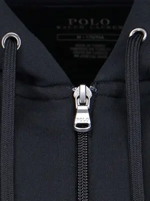 Polo Ralph Lauren Zip-up Logo Hoodie - Black