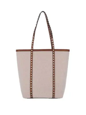 Valentino Garavani Rockstud Tote Bag - Beige