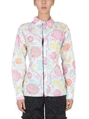 Marine Serre Classic Collar Shirts For Women