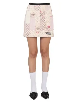 MARINE SERRE Mini Boutis Skirt - Multicolour