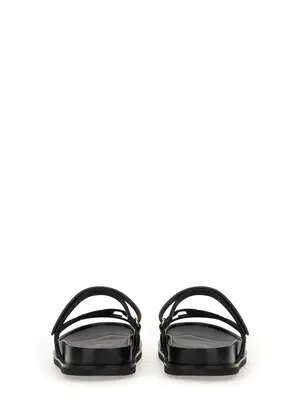 Tory Burch Leather Slide Sandals