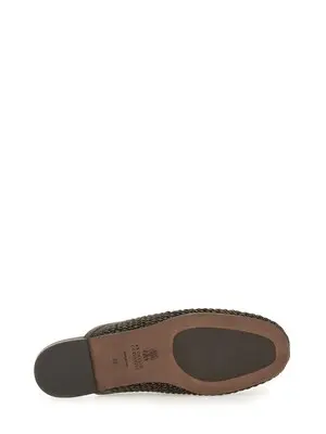 Brunello Cucinelli Techno Raffia Slipper - Brown
