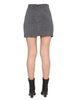 MARANT ETOILE Bergen Skirt - Silver